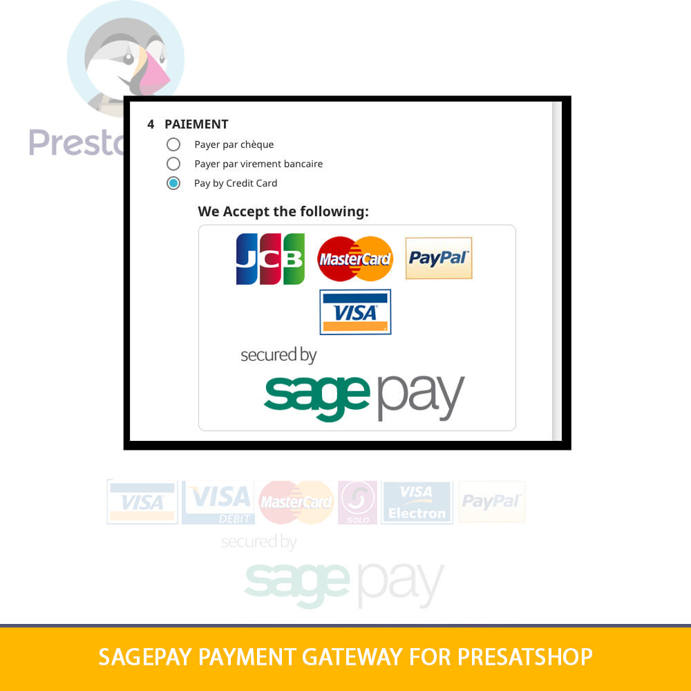 Sage Pay Direct - PrestaShop Addons Sage Pay Direct - PrestaShop Addons