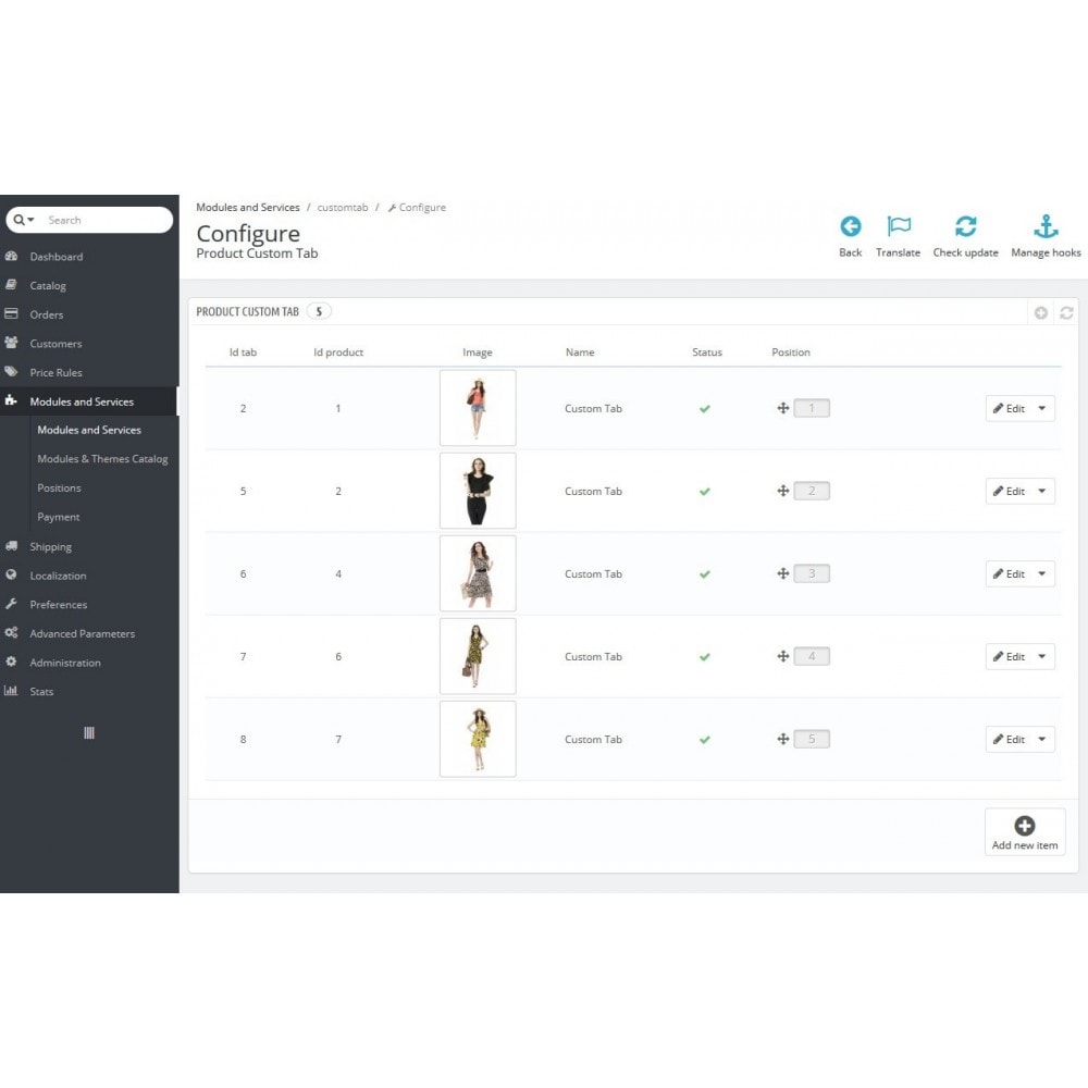 Product Tabs Extra Custom Video Banner Text Prestashop Addons